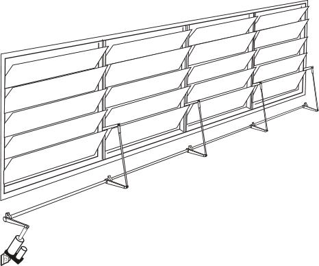 Louvers electric openers and control systems Sydney Australia